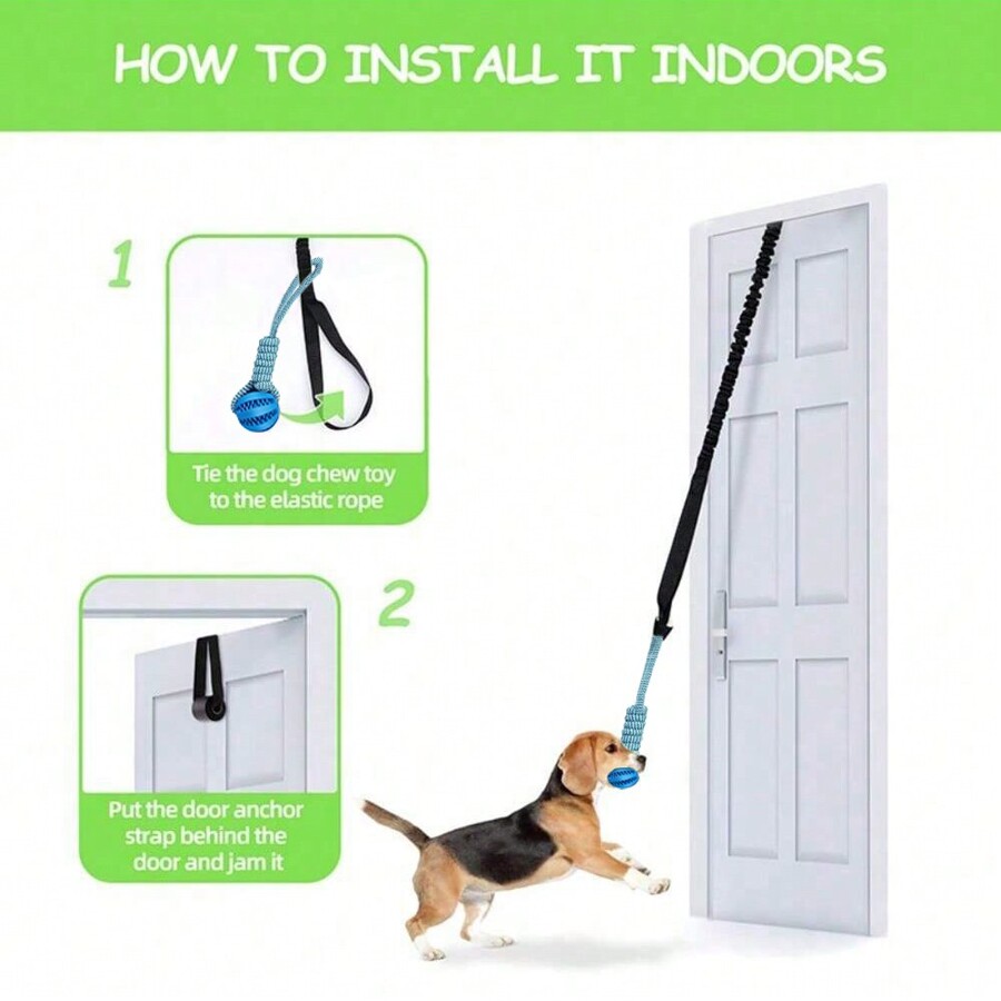 Dog Tug-Of-War Rope, Teeth Cleaning, Interactive Entertainment, Chew ...