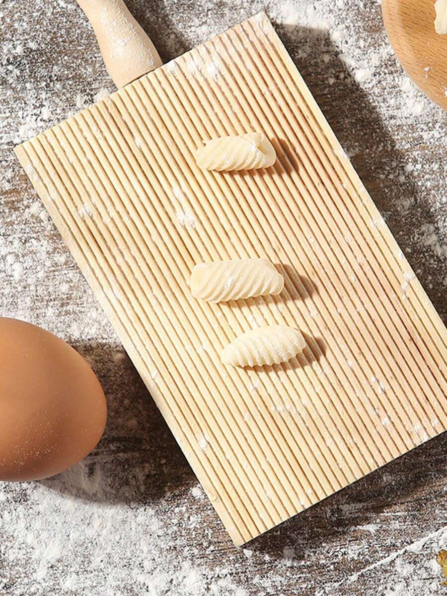 Wooden Pasta Dough Board, Italian Gnocchi Tool, Pasta Maker, Baking ...