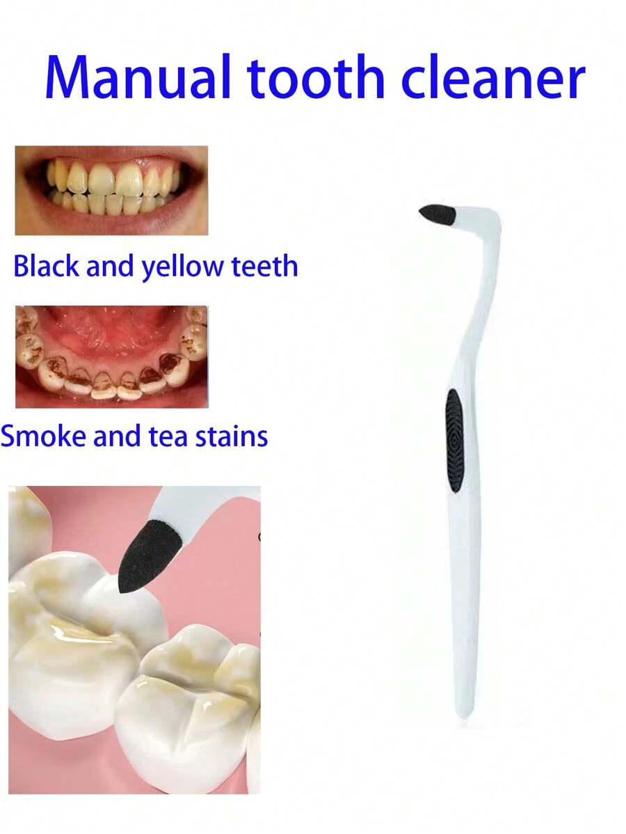 Manual Teeth Cleaning Kit - Teeth Stain Remover, Teeth Cleaning Brush ...
