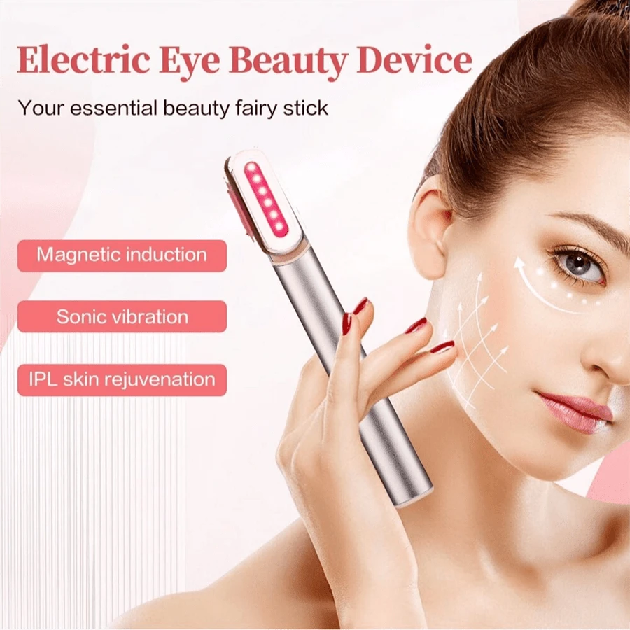 Multi-Function Facial Wand | Red Light For Face And Neck | Microcurrent ...