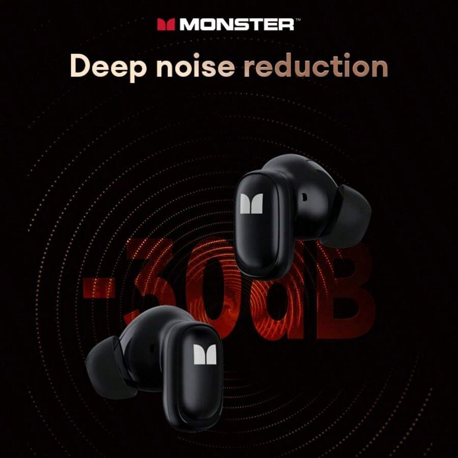 Monster Monster Airmars XKT28 TWS Bluetooth V5.3 słuchawki douszne z ...