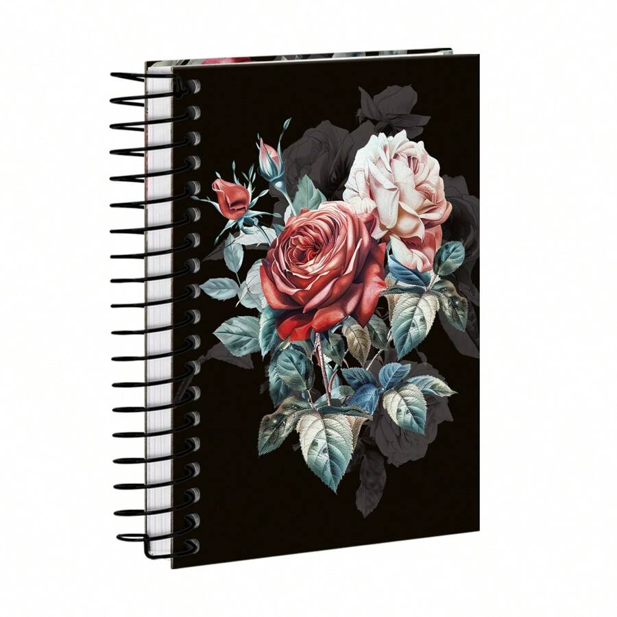 iscool Mini 2025 Spiral Hardcover Pink Floriography Diary | SHEIN USA