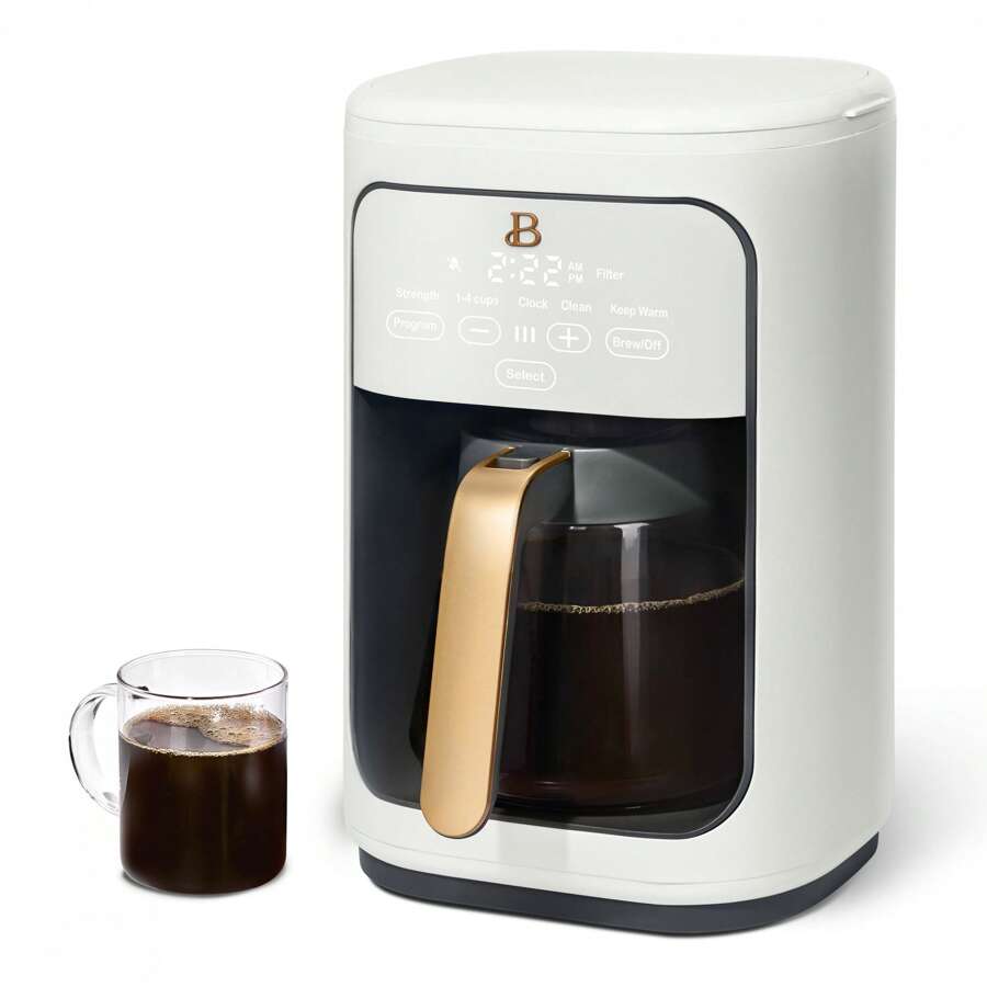 Beautiful 14-Cup Programmable Drip Coffee Maker With Touch-Activated ...