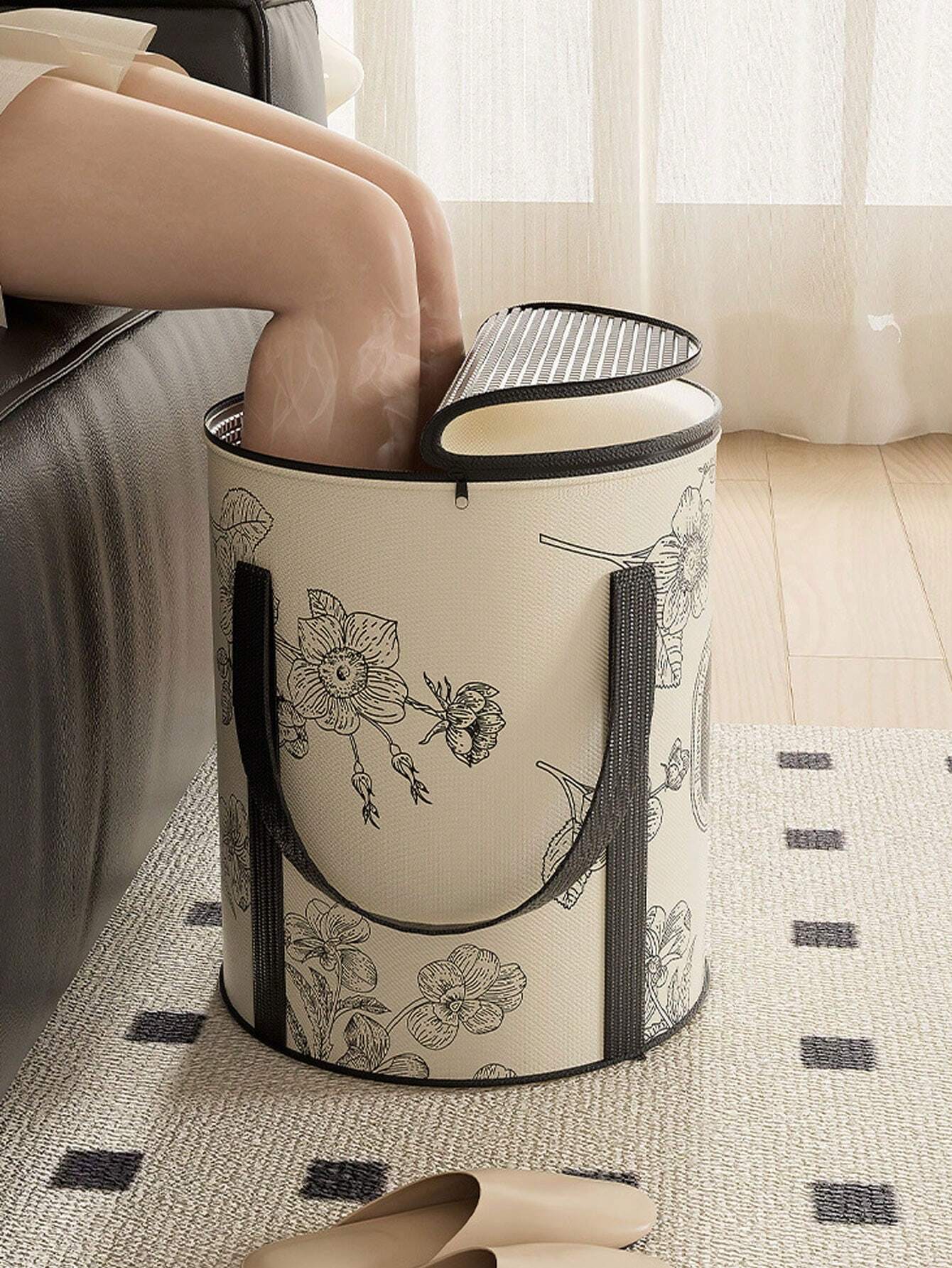 Foldable Foot Soak Bag, Raised Foot Soak Tub, Home Use Foot Washing ...