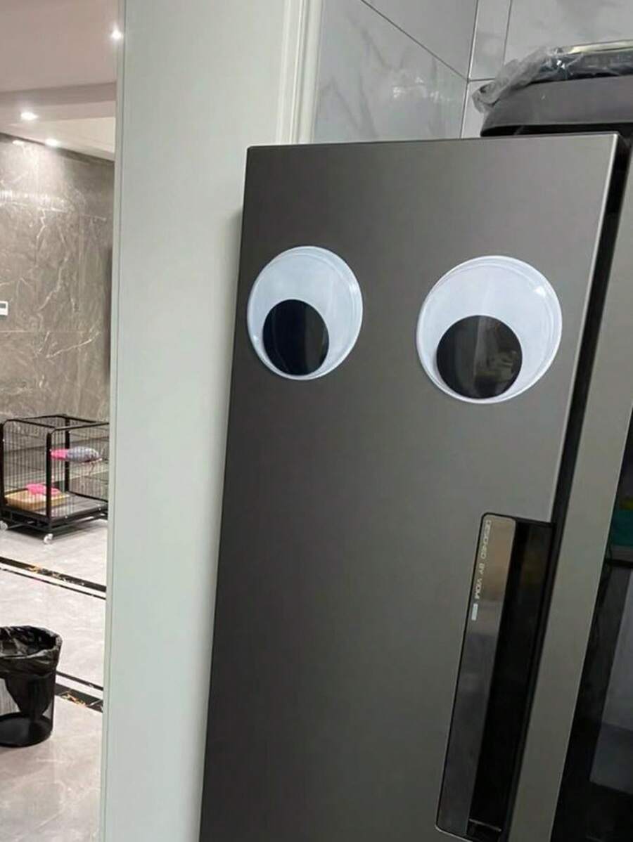 2pcs/Set Multi-Size 3D Big Eye Adhesive Funny Novelty Eye Patch Sticker ...