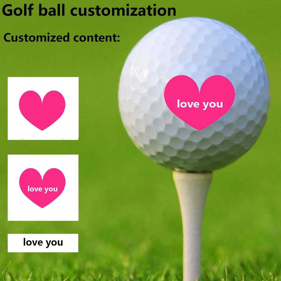 Customizable Golf Balls With Name Or Logo, Personalized Golf Balls With ...