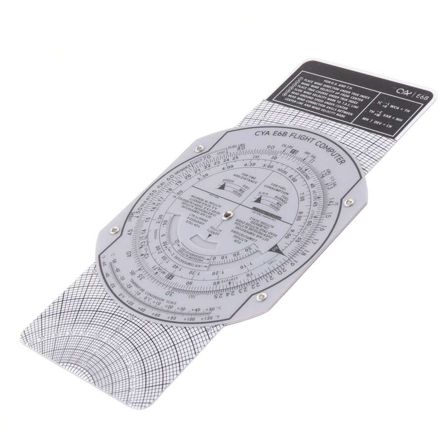 E6B Plastic Flight Computer, Patented Aviation Pilot Computer ...