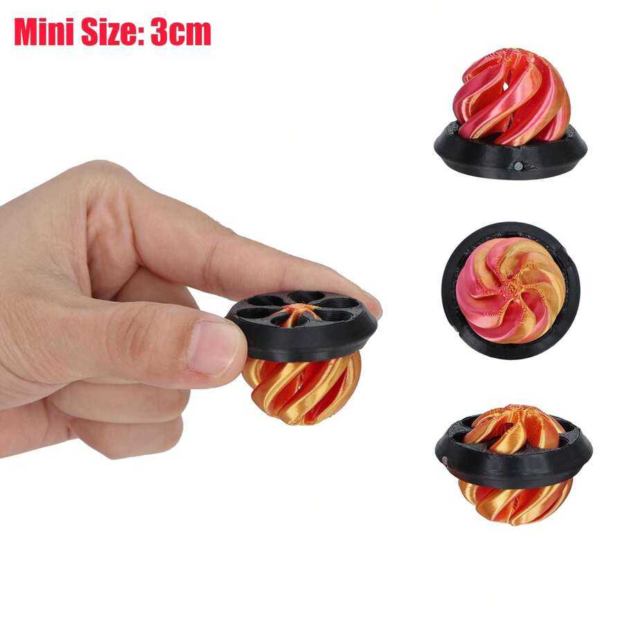 New Design Portable Spiral Cone Fidget Toy 3D Printed Helix Screw ...