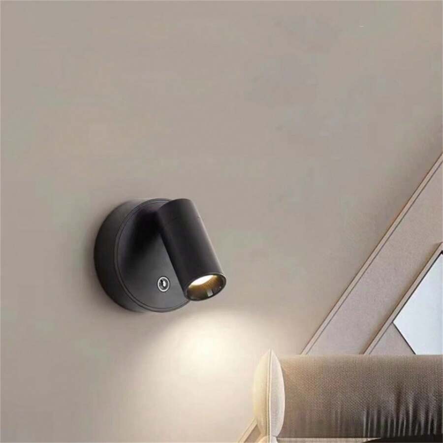 1pc LED Rechargeable Wall Light, Wireless Magnetic Induction Lamp, Eye ...