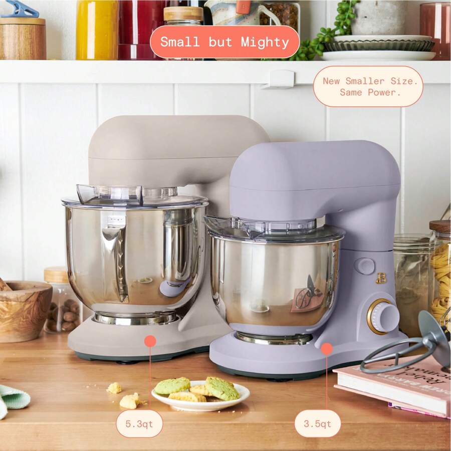 Beautiful 3.5 Qt Stand Mixer, Lightweight & Powerful With Tilt-Head ...