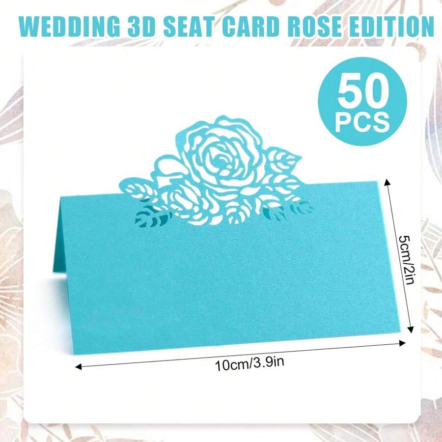 50 Pcs Wedding Place Cards Table Name Place Cards Seating Cards ...