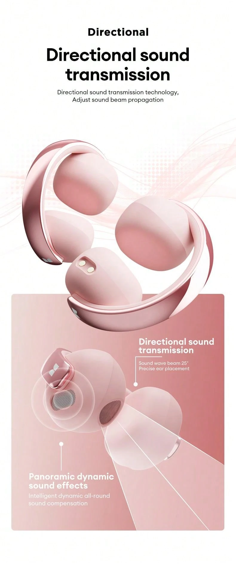 Monster Airmars XKT30 OWS ワイヤレスBluetoothV5.4 ヘッドセットイヤークリップ デュアルモード イヤホン ...