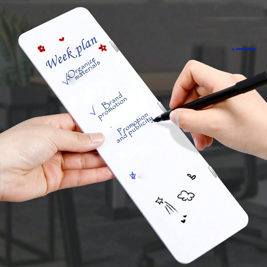 [ 1 Set ] Computer Screen Message Board Magnetic Suction Side Note Pad ...