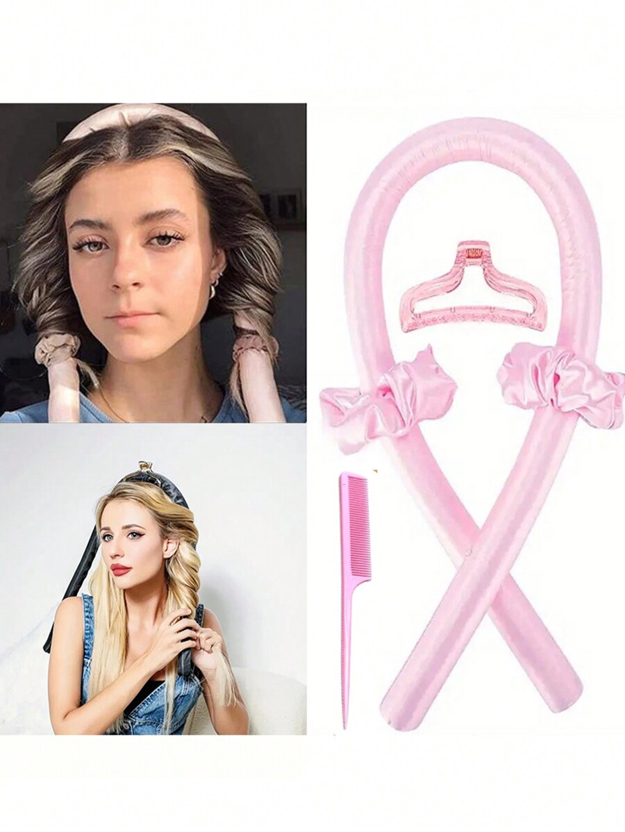 5-Piece Set Of CORATED Non Thermal Curling Iron Headband, Non Thermal ...