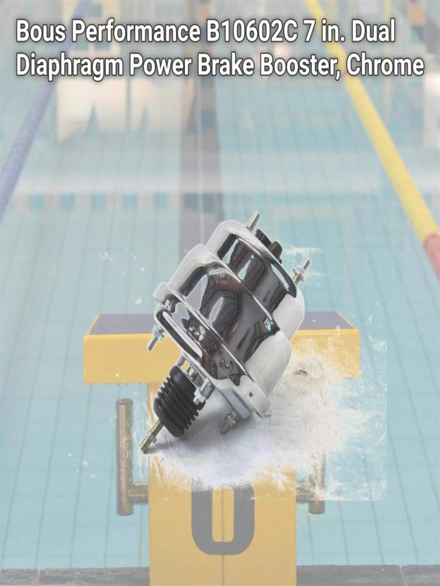 Bous Performance B10602C 7 In. Dual Diaphragm Power Brake Booster ...