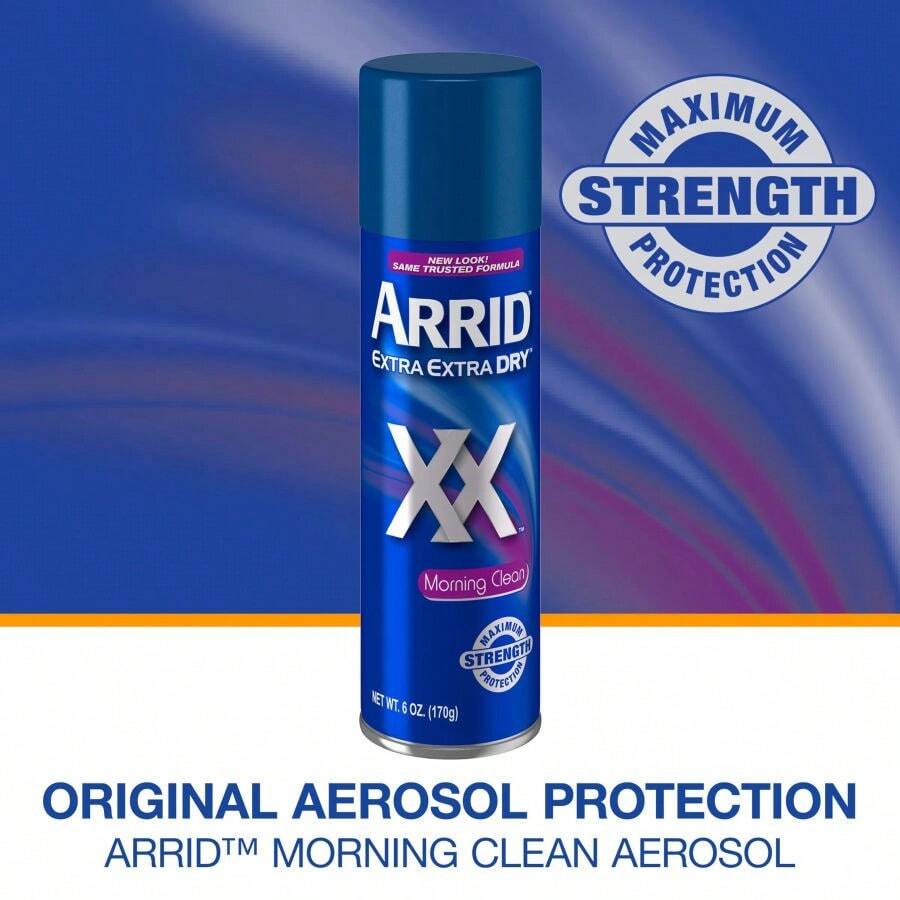 Arrid Arrid XX Extra Extra Dry Aerosol Antiperspirant Deodorant,Morning ...