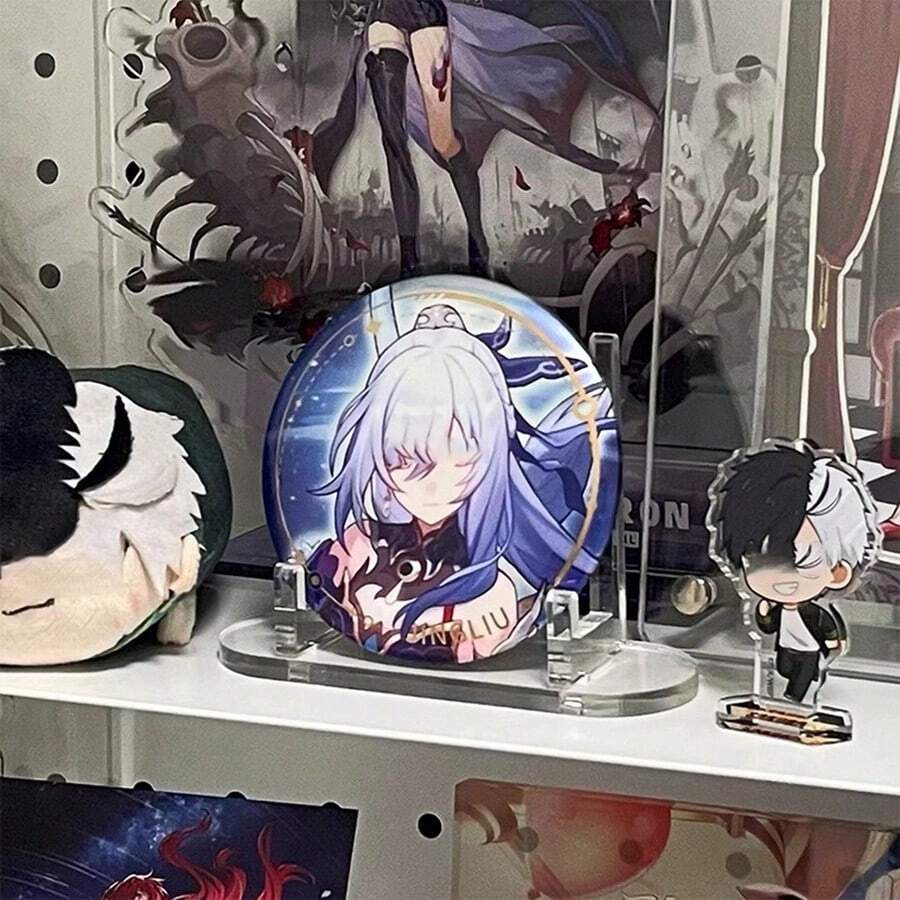 Acrylic Sucker Bracket Card Frame Base Sucker Mount Small Desktop Paper ...