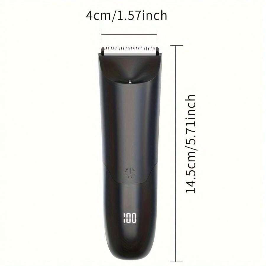 Men's Body Trimmer, Electric Shaver, Electric Inguinal And Pubic Hair ...