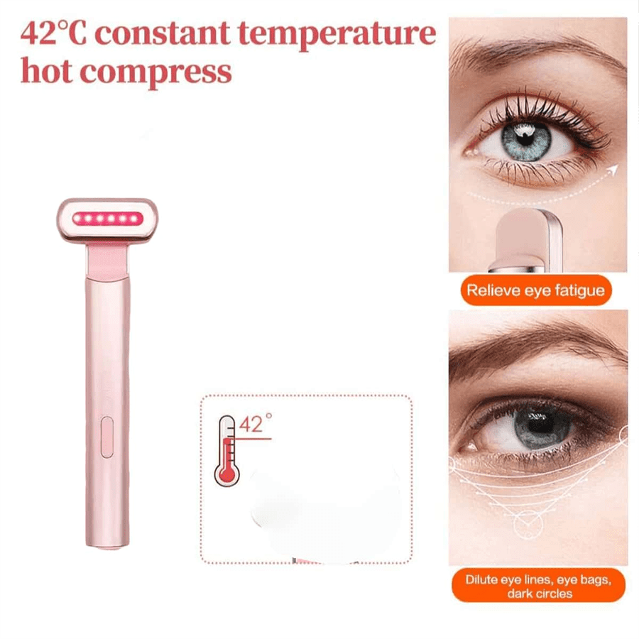 Multi-Function Facial Wand | Red Light For Face And Neck | Microcurrent ...
