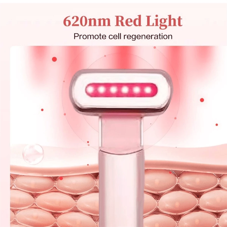 Multi-Function Facial Wand | Red Light For Face And Neck | Microcurrent ...