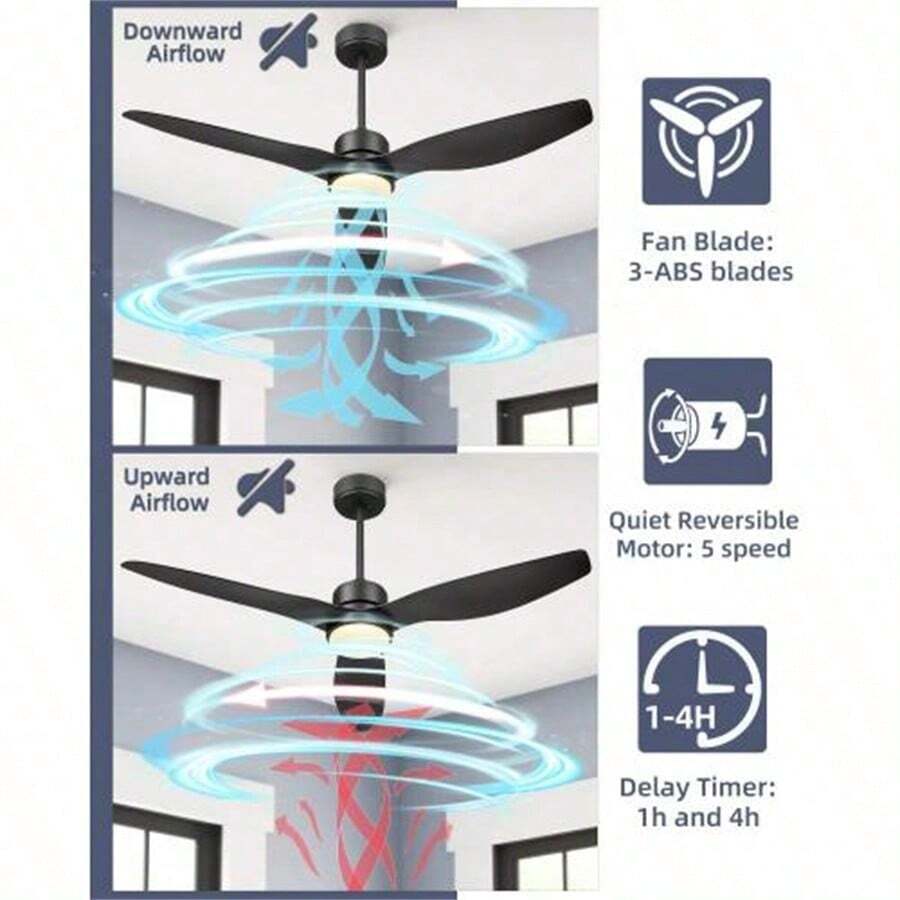 Nordic Ceiling Fan Light Living Room Restaurant Fan Light Home ...