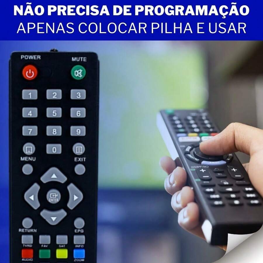 Control For TV Show SAT HD / SAT HD Plus / Ultra HD Box Remote Control ...