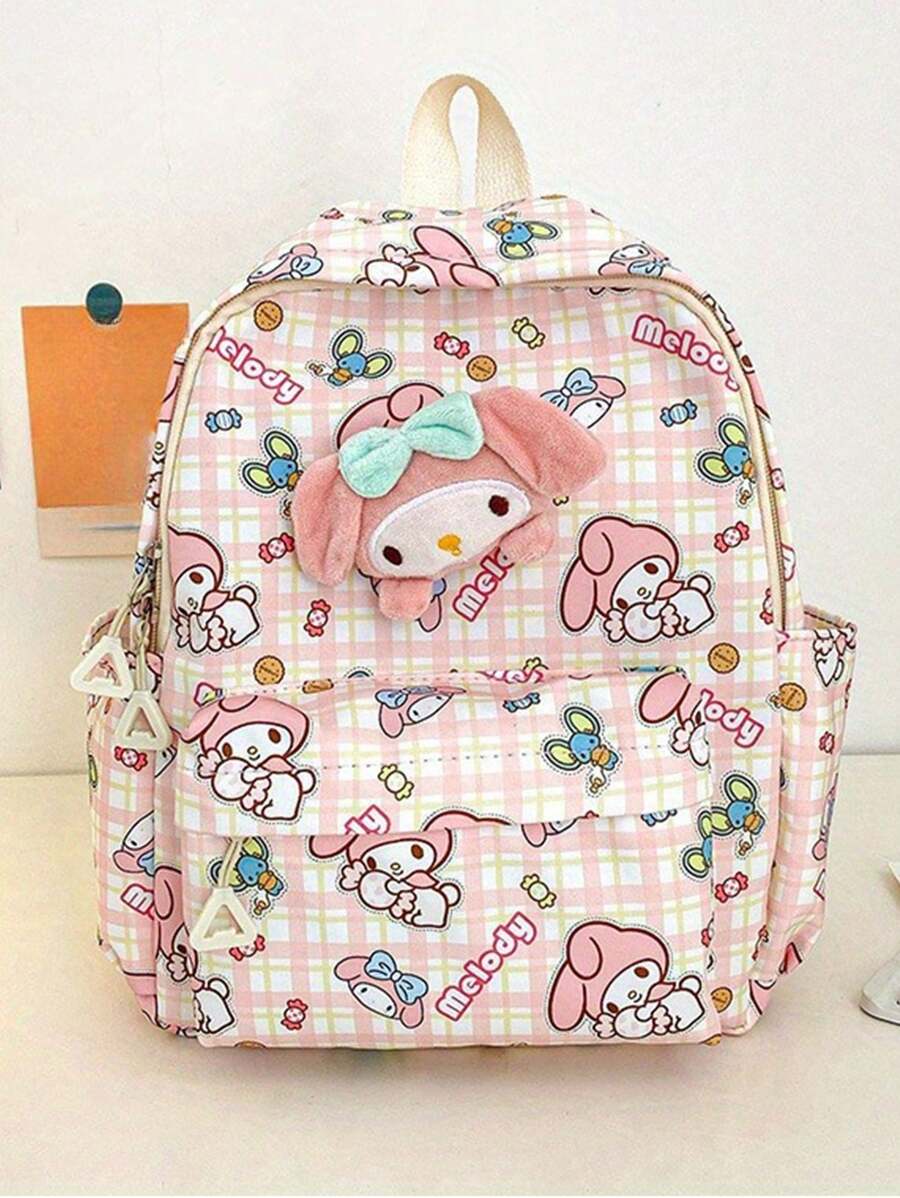 Sanrio Hello Kitty Kuromi Melody Cinnamoroll Pom Pom Purin Backpack ...