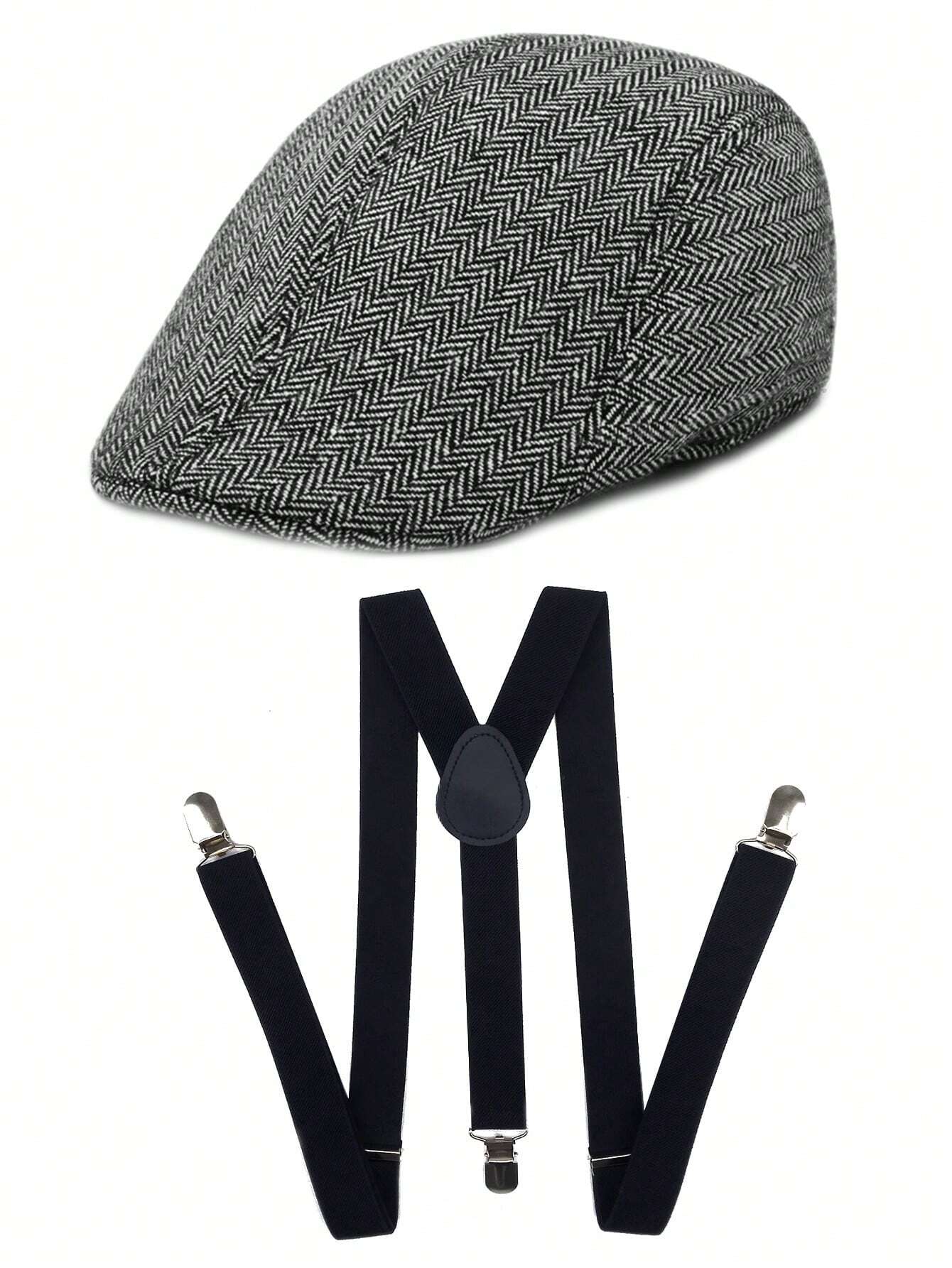 D EXCEED 2PCS 1920s Men Costume Gatsby Gangster Costume Accessories Set ...