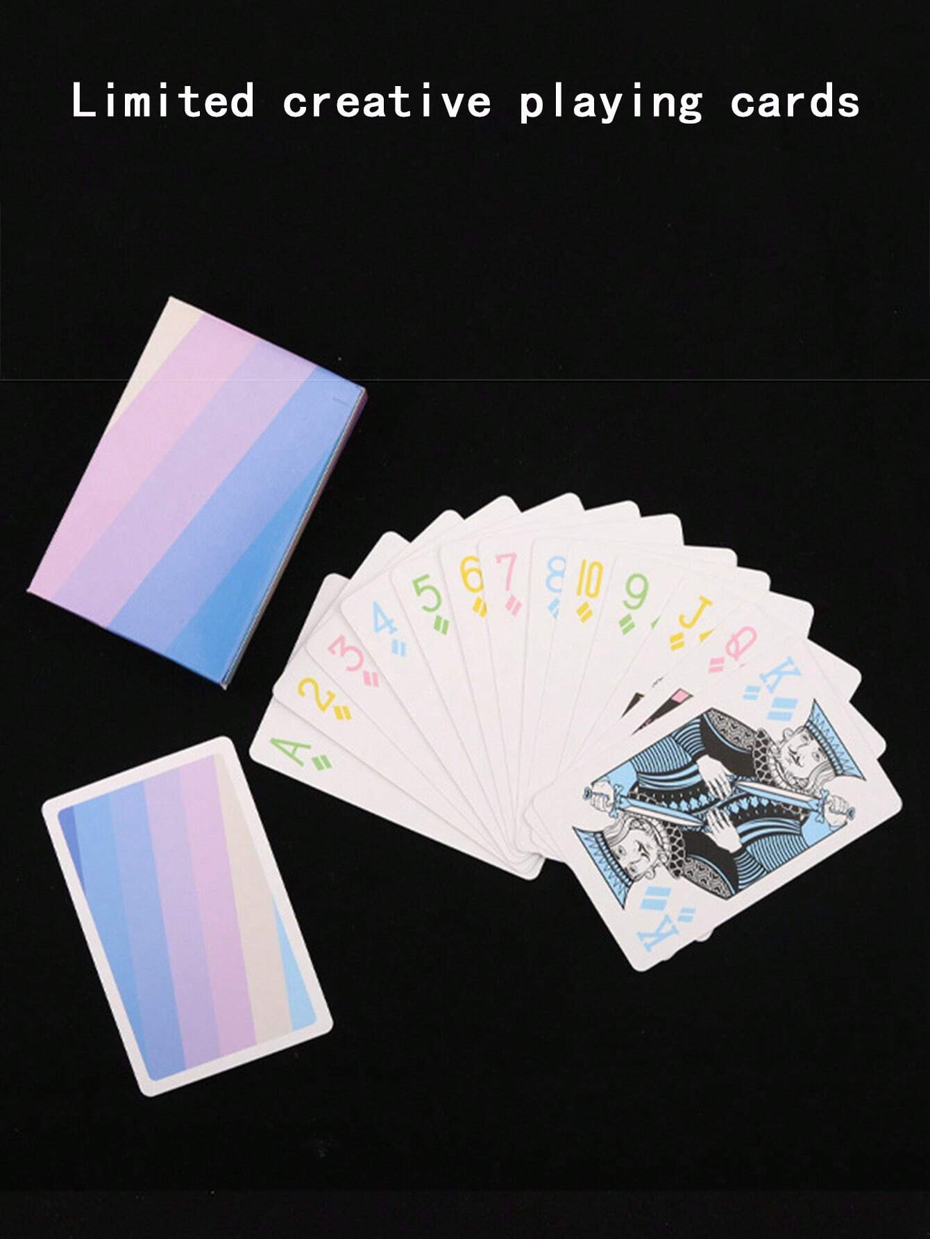 New Flow Playing Cards, Thick White-Core Creative Texas Hold'em Poker ...