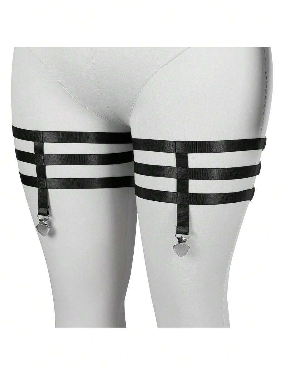 Plus Size Thigh Garter Belts For Women Adjustable Leg Harness Garter ...