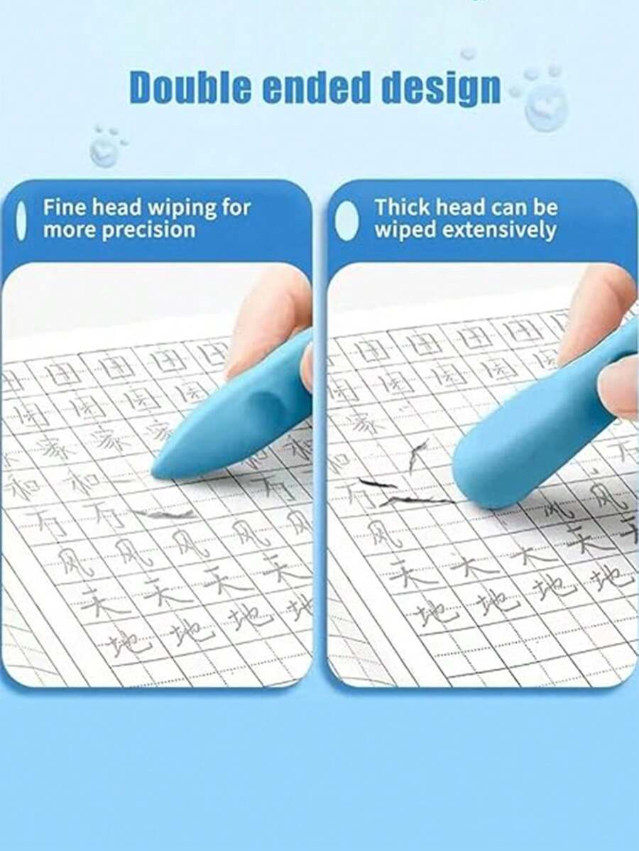 3pcs/6pcs Cute And Creative Hole-Shaped Erasers, Dust-Free And Residue ...