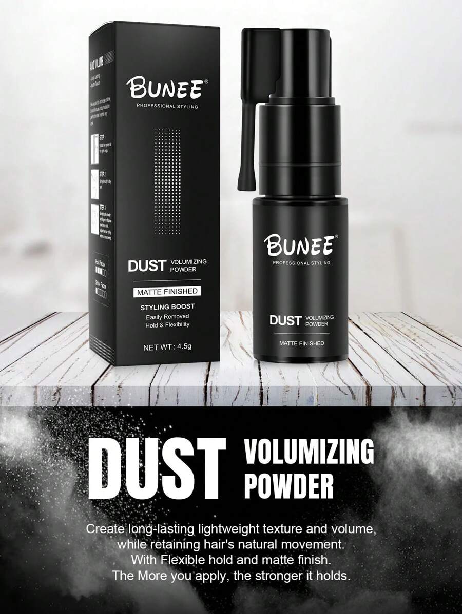 BUNEE Rotating Head Fluffy Hair Powder, No-Wash Bangs Oil-Absorbing ...