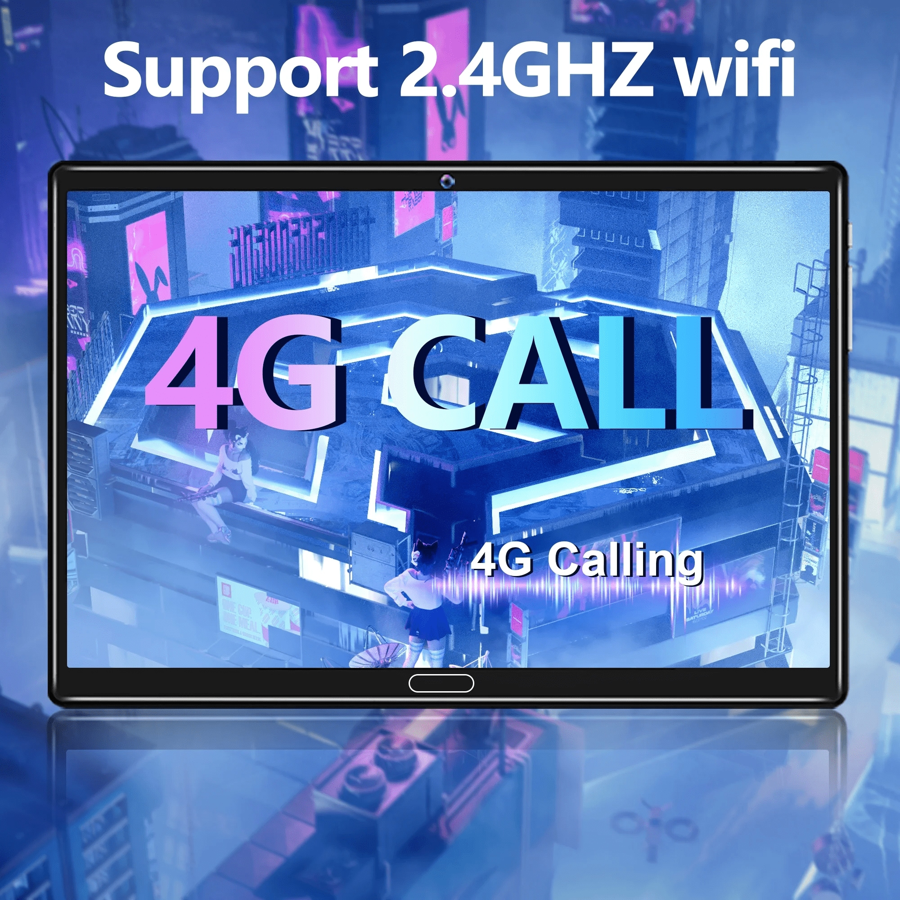 10 Inch Tablet Android 13 Tablets With Keyboard 4G LTE 4GB RAM 64GB ROM ...