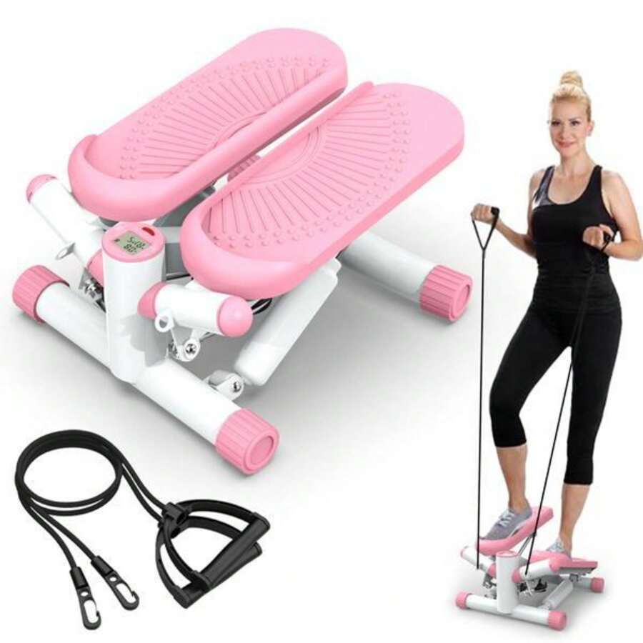 Mini Steppers For Exercise At Home,Stair Stepper With Resistance Bands ...