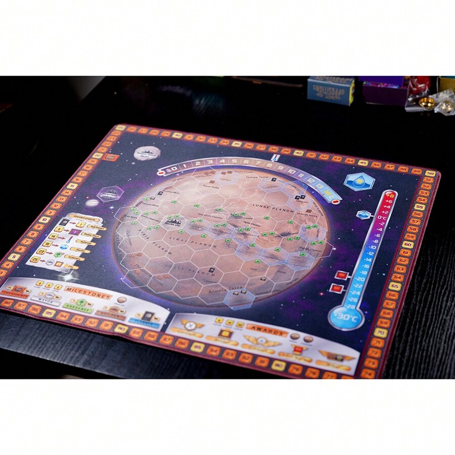 Terraforming Mars Board Game Play Mat Map Player Board Accessory To ...