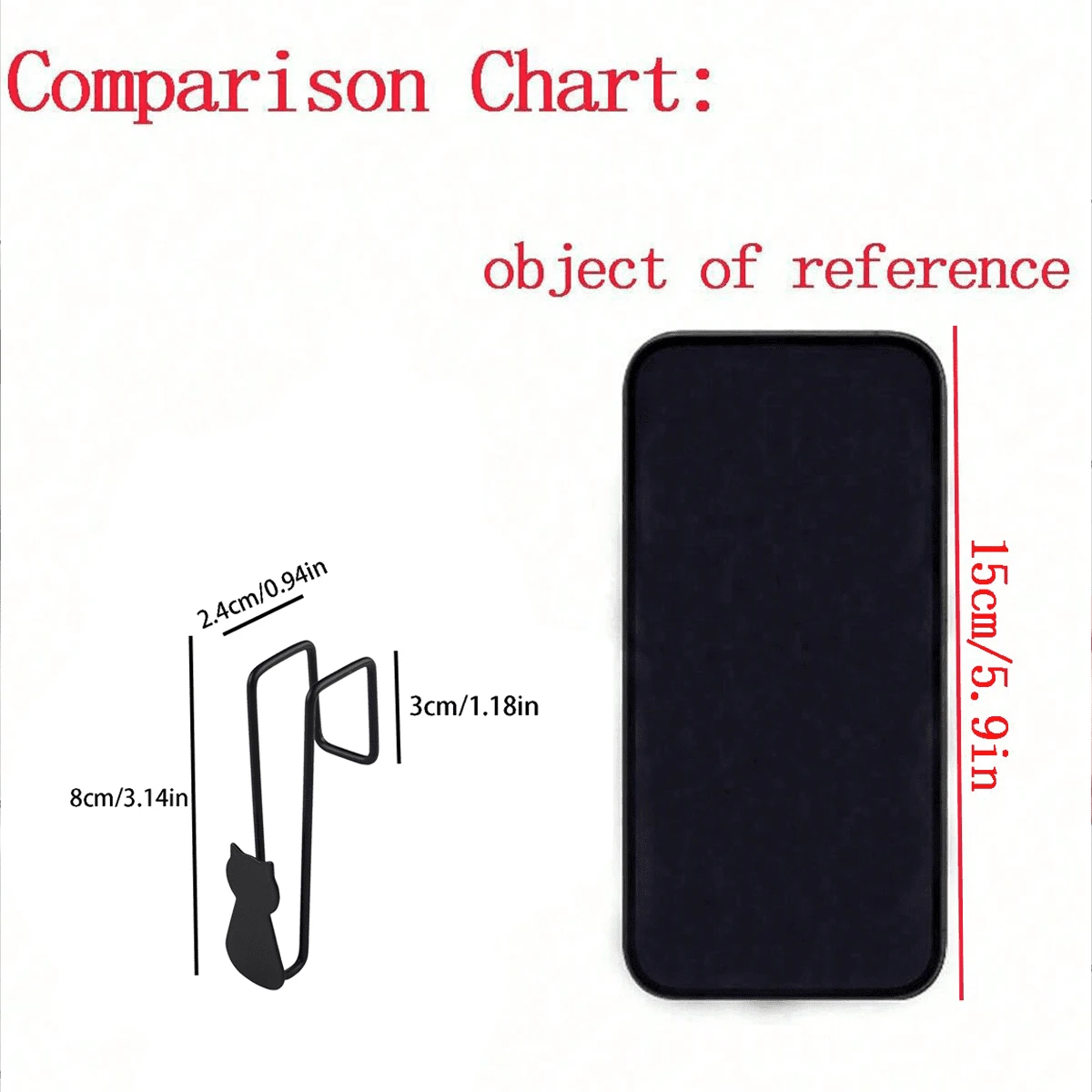 Iron Cat Door Hook. Creative Metal Door Without Nails And Small Hooks. Cute Black Cat Door ...