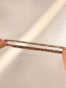 50pcs/5pcs Women All-Match Leopard Print Elastic Hair Ties, High ...