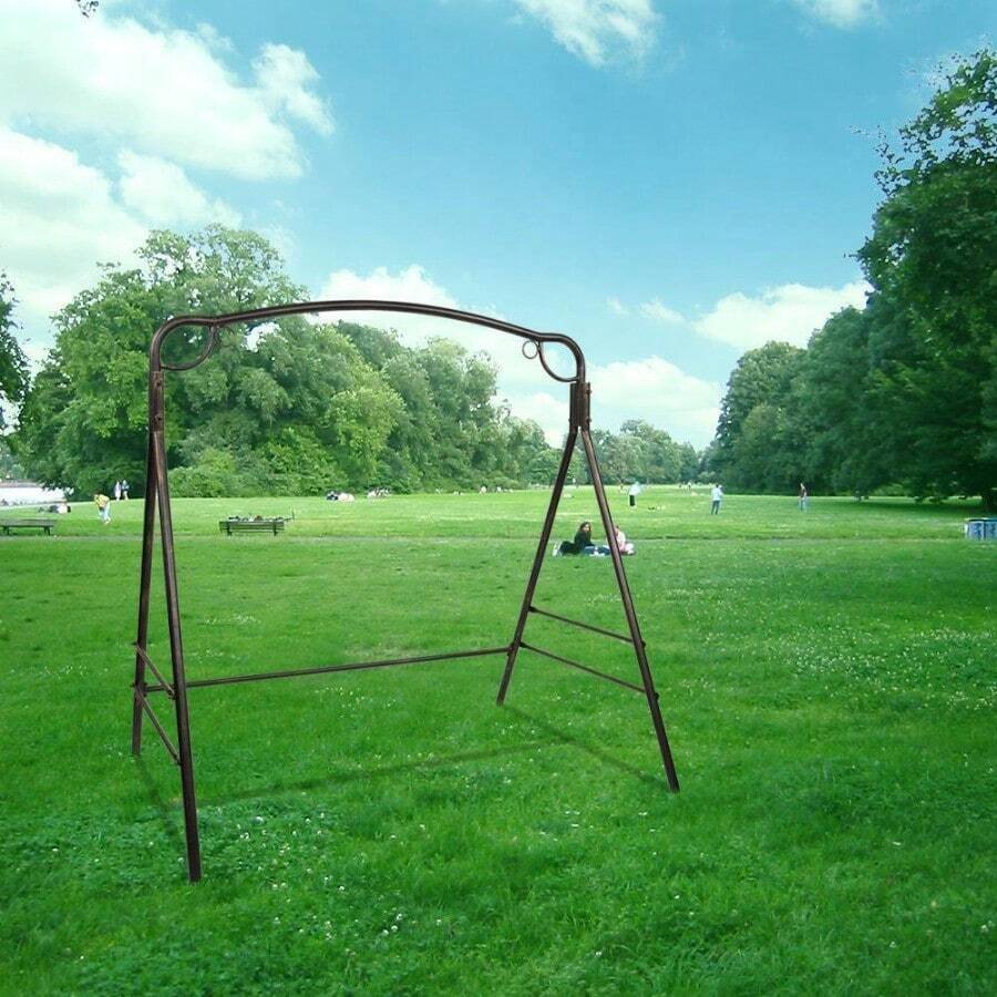 New Swing Frame Metal A Frame Swing Set Heavy Duty Metal Swing Stand US ...