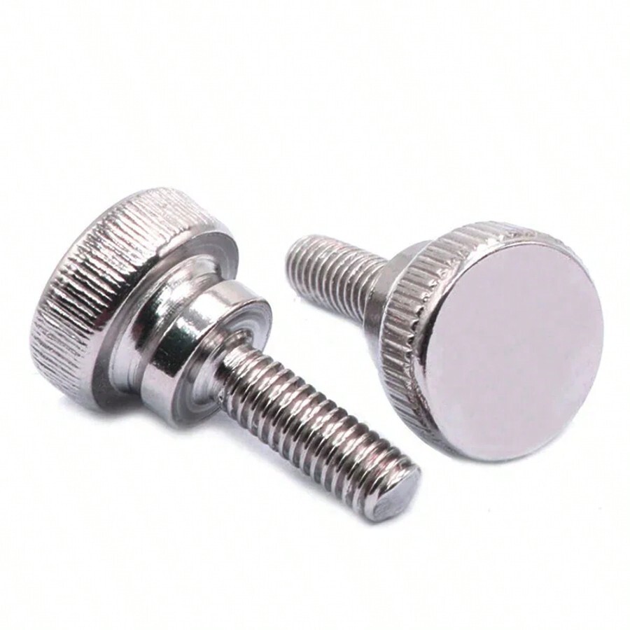 304 Stainless Steel Hand Knob Bolt With Step Knurled Thumb Screw ...