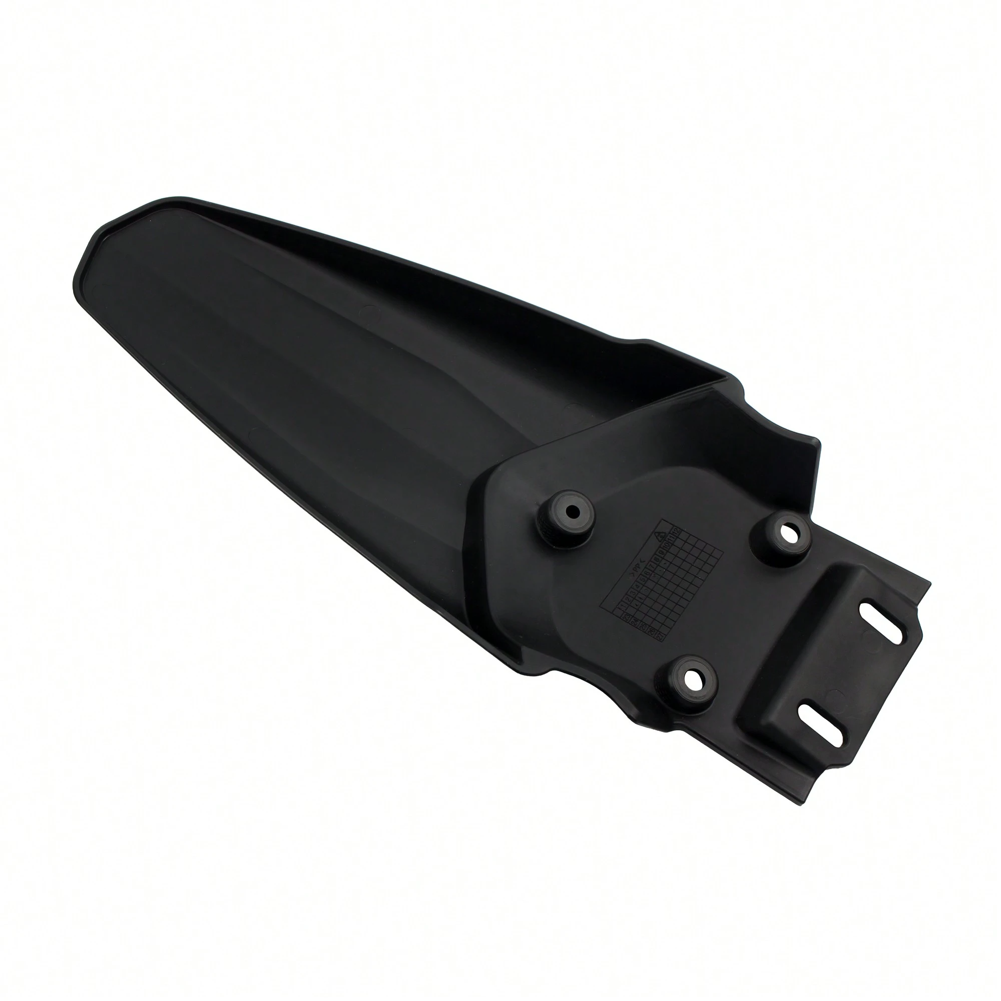 PowerMotor Motorcycle Rear Mudguard Extended Fend.Er Plastic Splash ...