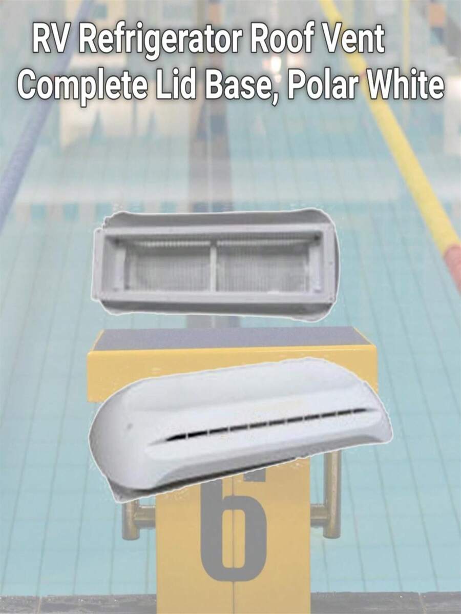 Dometic D7E-3311236000 RV Refrigerator Roof Vent Complete Lid Base ...