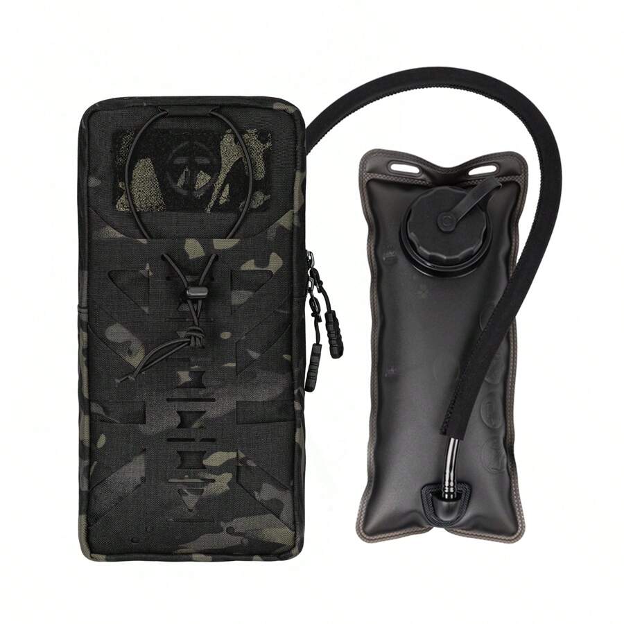 TOPTACPRO Tactical Hydration Pouch With Inner Bladder Water Bag Laser ...