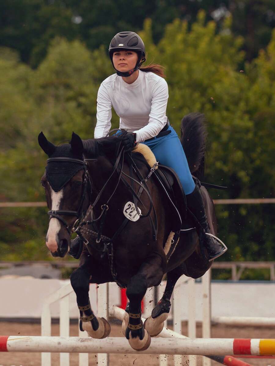 BEROY Women Horse Riding Pants Silicone Full Seat Breeches Equestrian ...