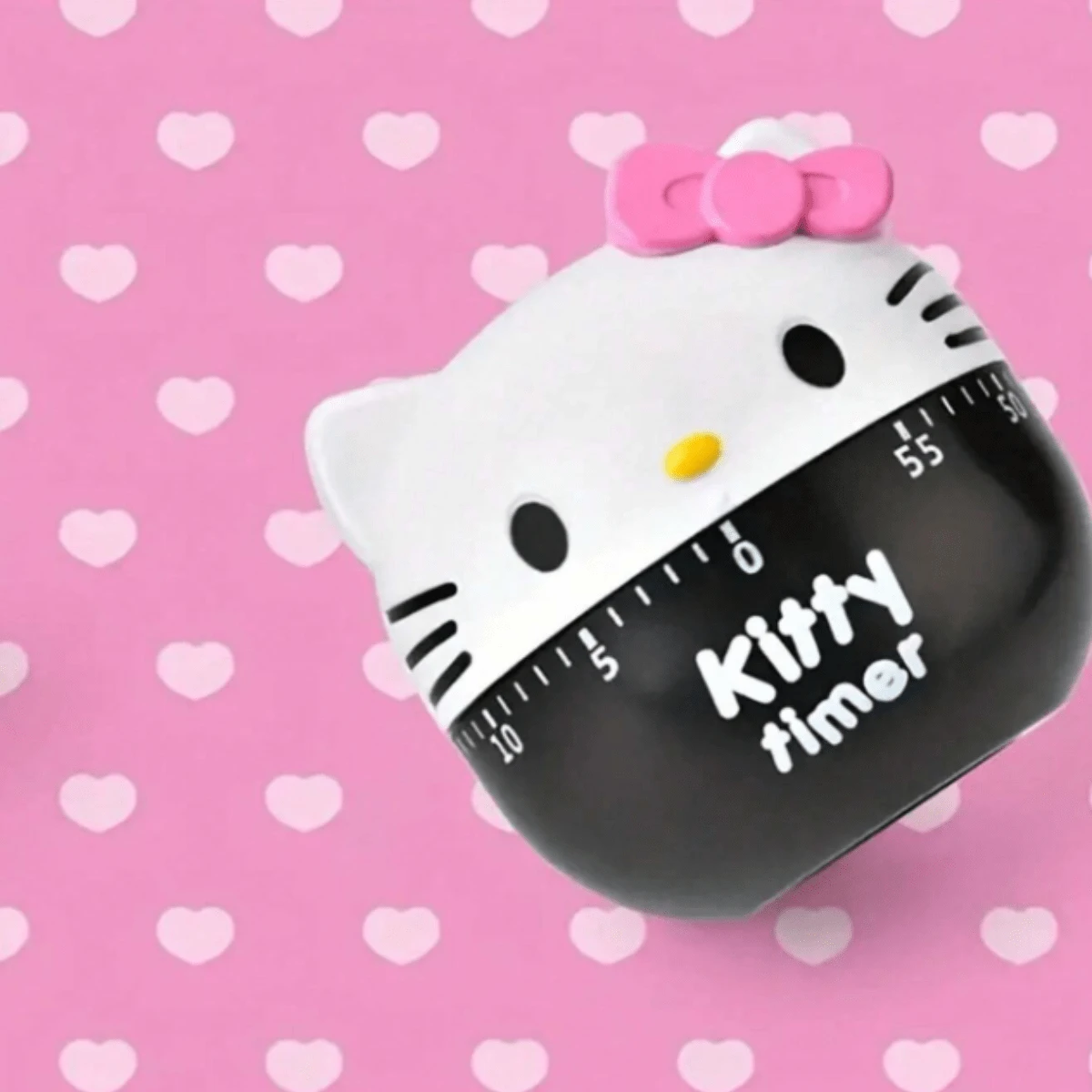 Sanrio 1 pieza Temporizador mecánico con diseño de gatito, contador ...