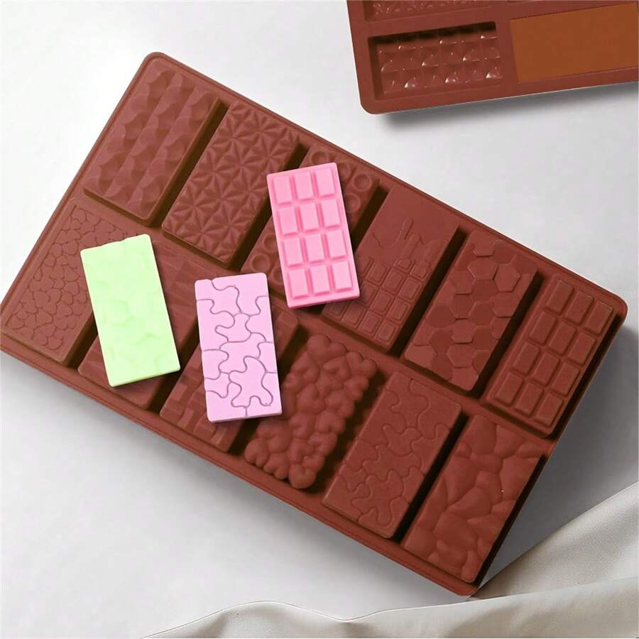 Dubai Chocolate Bar Pistachio Deep Mold, Stuffed Candy Bar Molds For ...