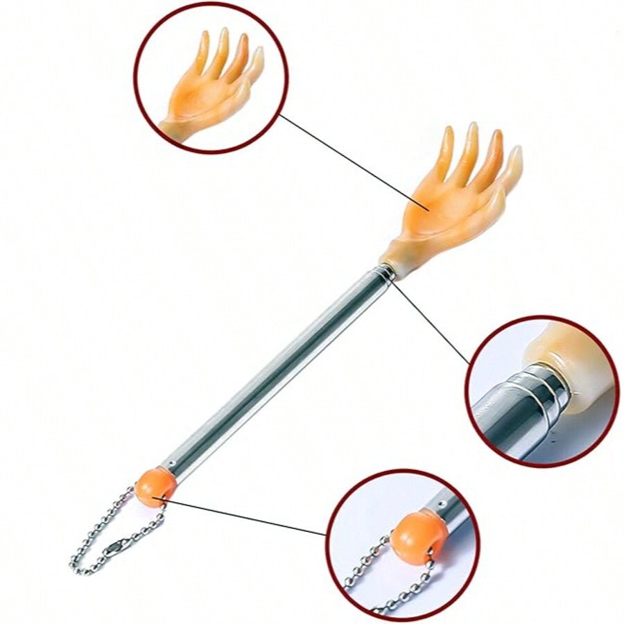 Extendable Back Scratching Tool - Portable Multi-Functional Full-Body ...