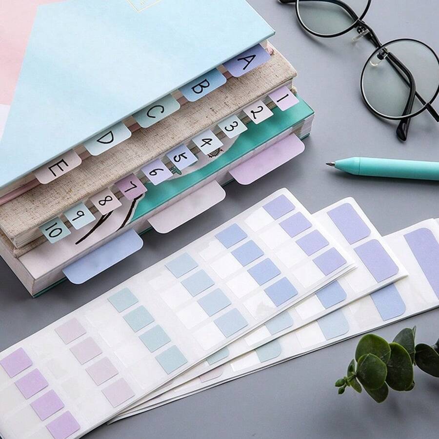 60pc/120pc/240pc Sheets Simple Waterproof Label Sticker All-Purpose ...