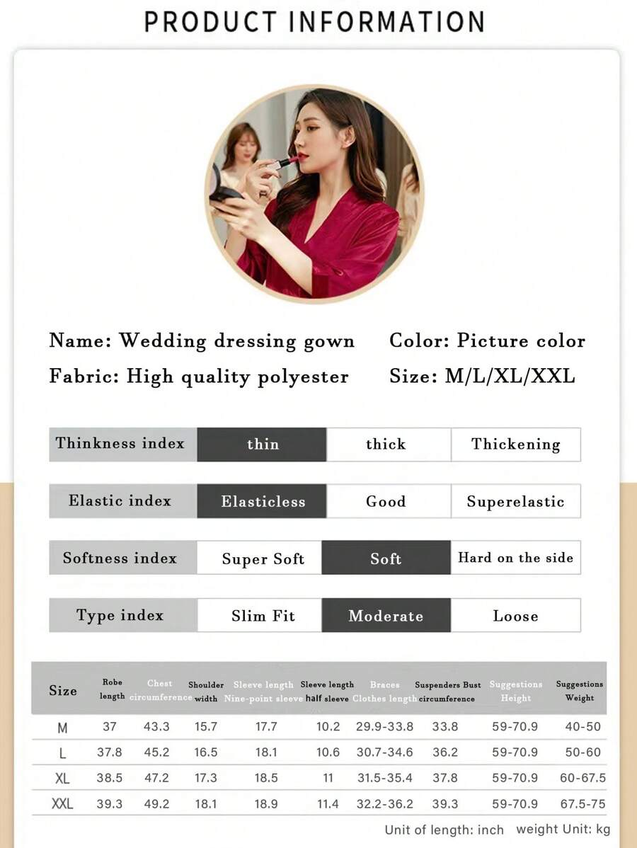 Bata de vestir para damas, bata de noche multicolor para damas de honor ...