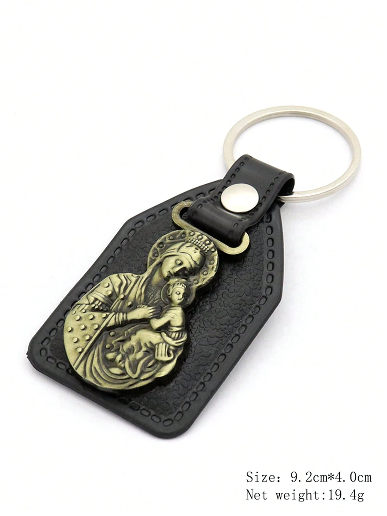 1 Piece Metal Gold Keychain Christian Catholic/Mother Mary & Jesus ...