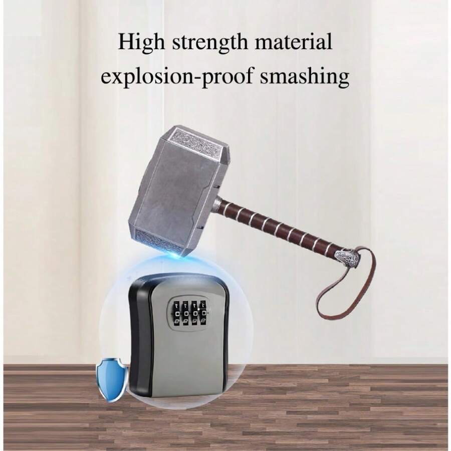 HEE RAK Key Boxes Wall Mounted Outdoor Waterproof 4 Digits Code ...